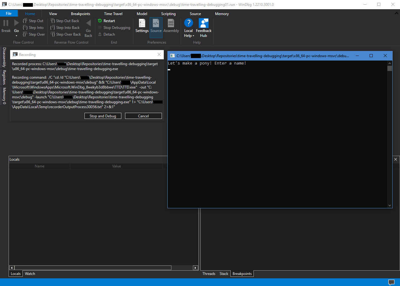 Time Travel Debugging in Rust Time Travel Debugging in Rust